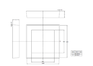 1200 x 1200 Collars - CASSETTE COLLARS