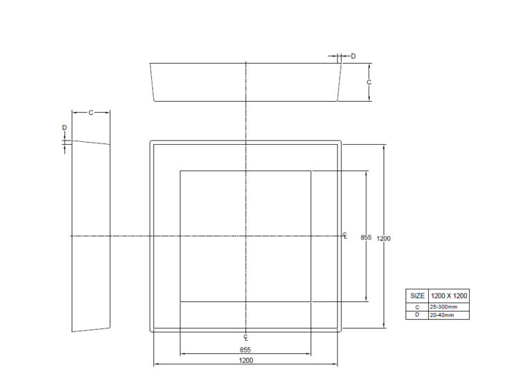 1200 x 1200 Collars - CASSETTE COLLARS